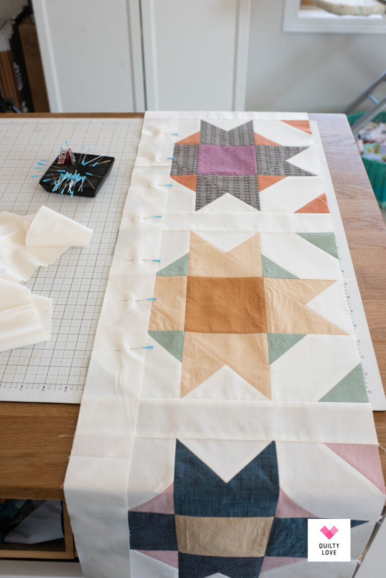 The Wildflower Wovens Compass Star quilt - Quilty Love