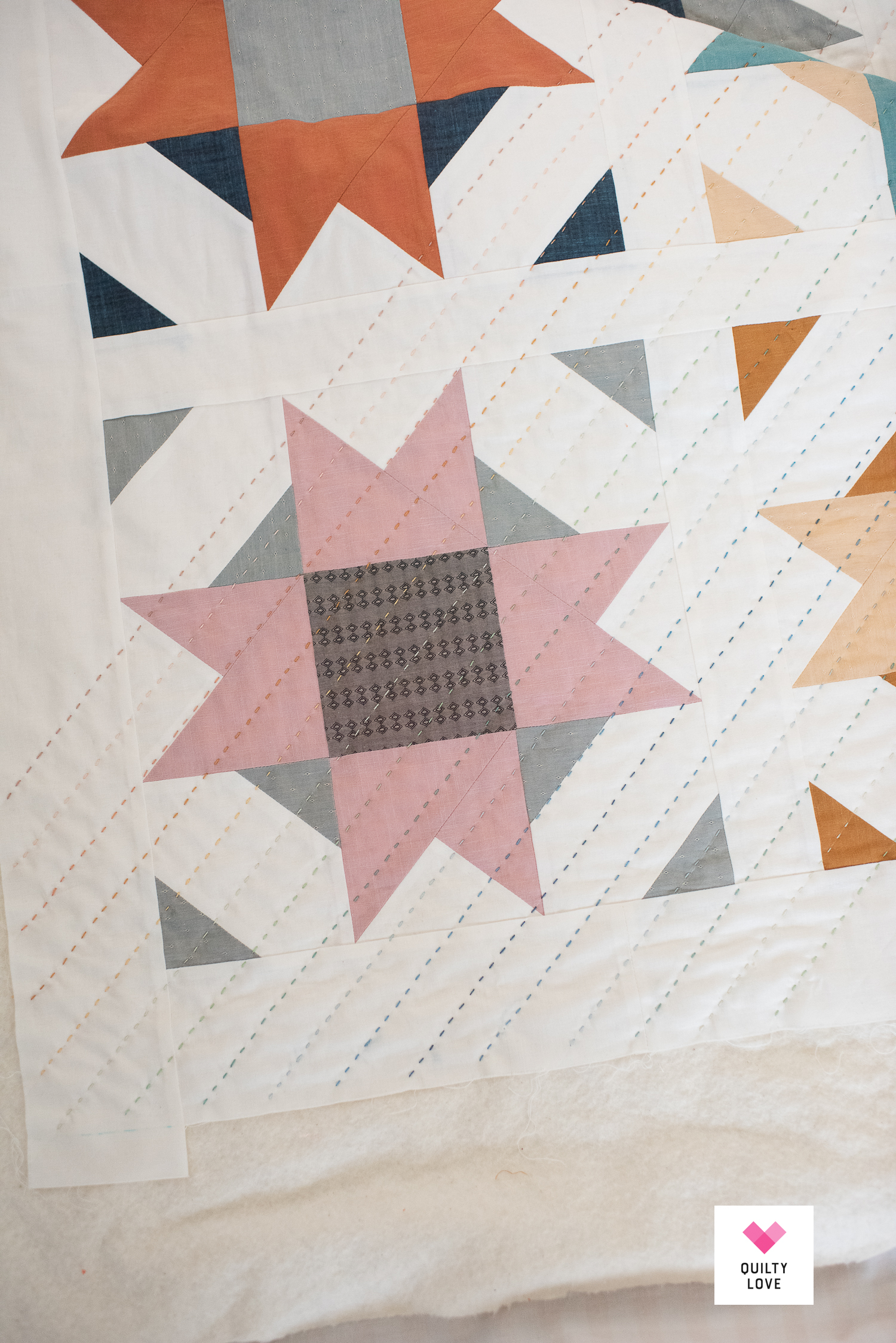 The Wildflower Wovens Compass Star quilt - Quilty Love