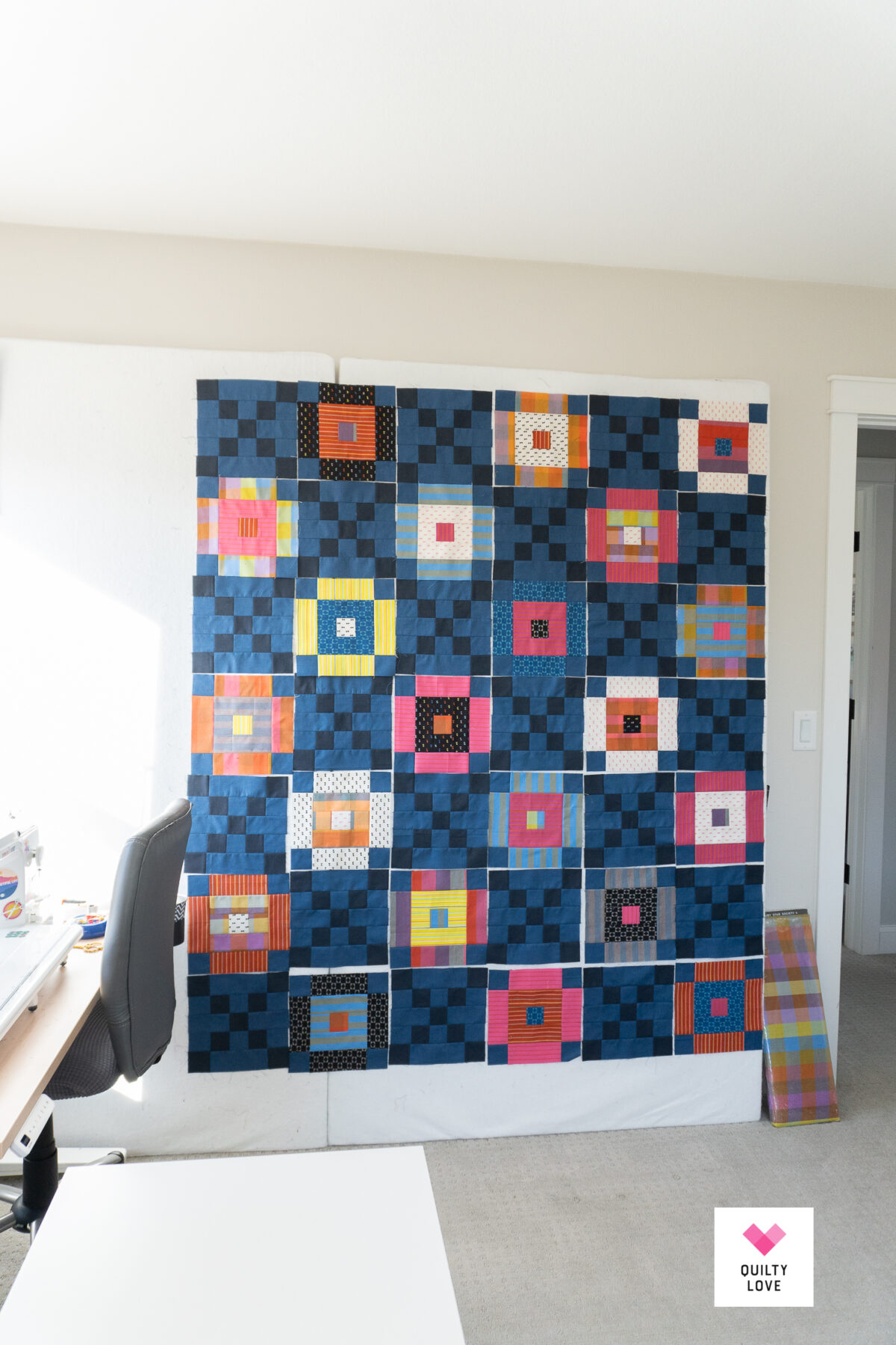 Traditional meets modern with this Warp and Weft Lucky Links Quilt ...