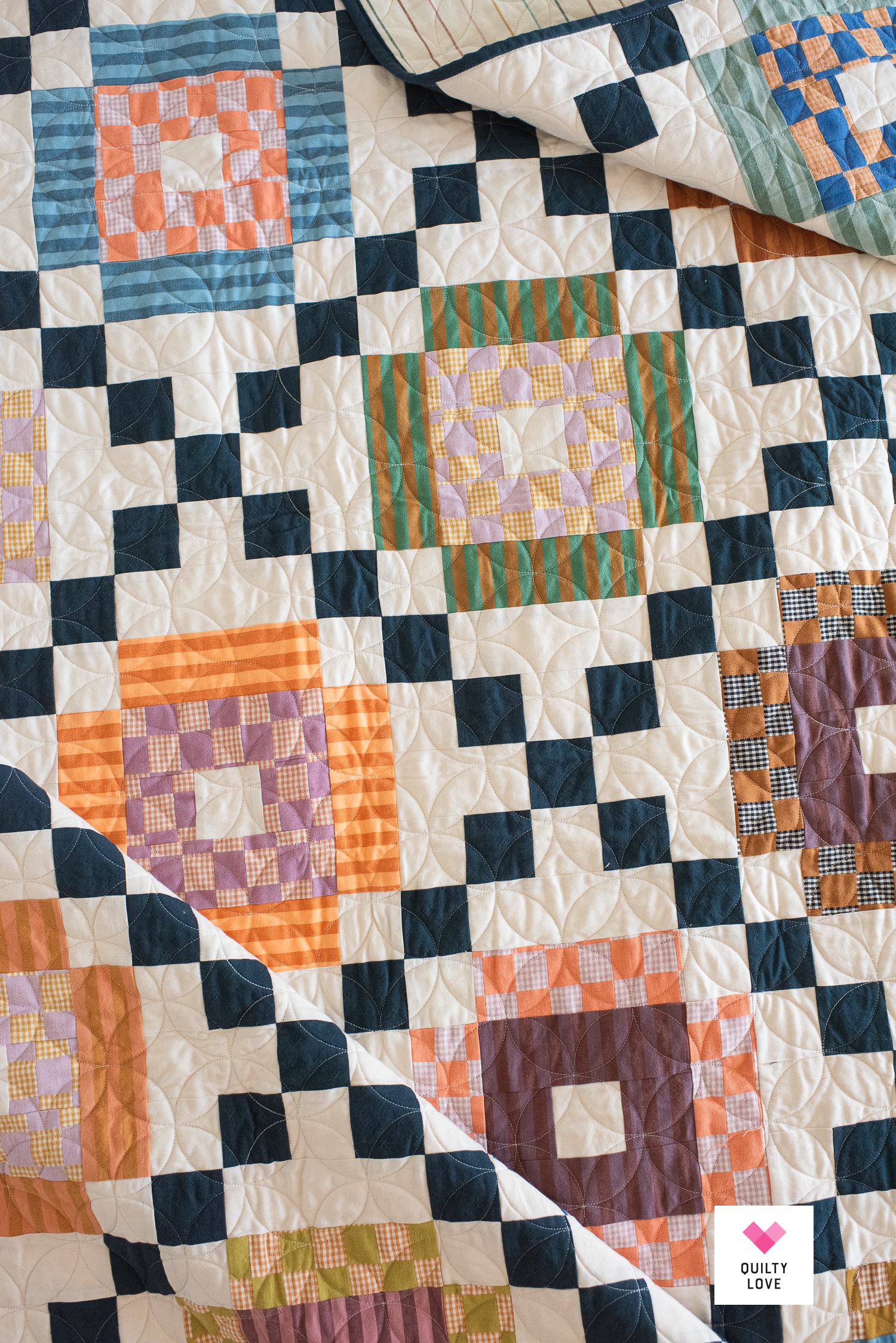 Lucky Links Quilt Pattern - A modern Irish Chain in Fableism Sun ...