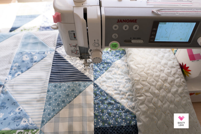 Nantucket Summer Fabric Flying Geese Patchwork Quilt – Quilty Love ...